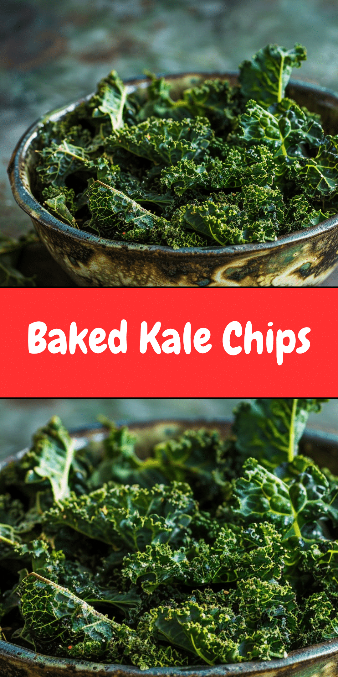 Baked Kale Chips | Cheryl's Cooking