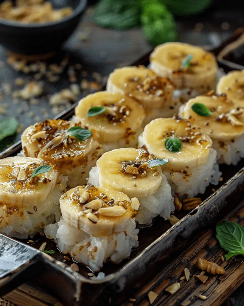 Banana Sushi | Cheryl's Cooking