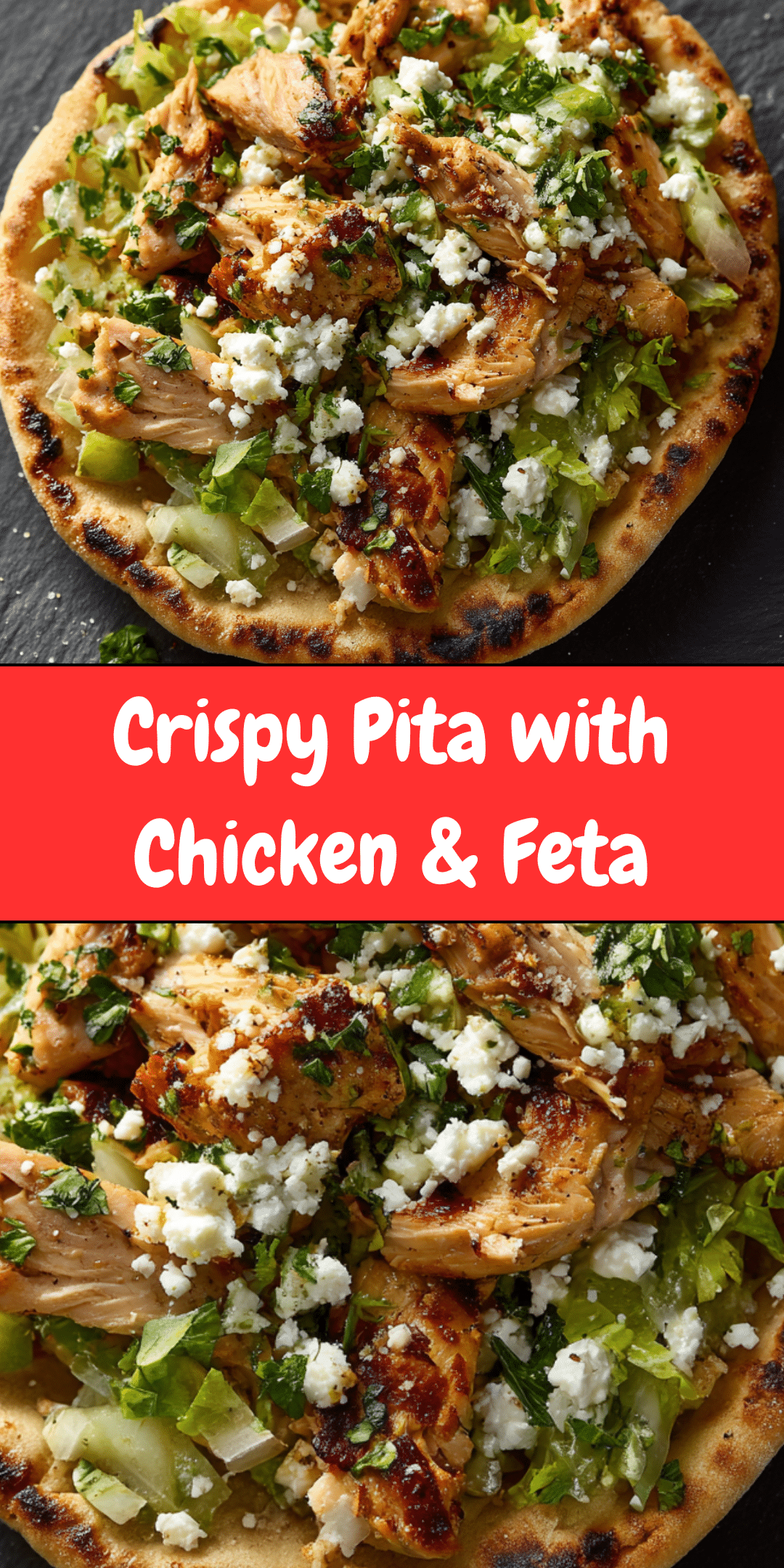 Crispy Pita with Chicken & Feta | Cheryl's Cooking