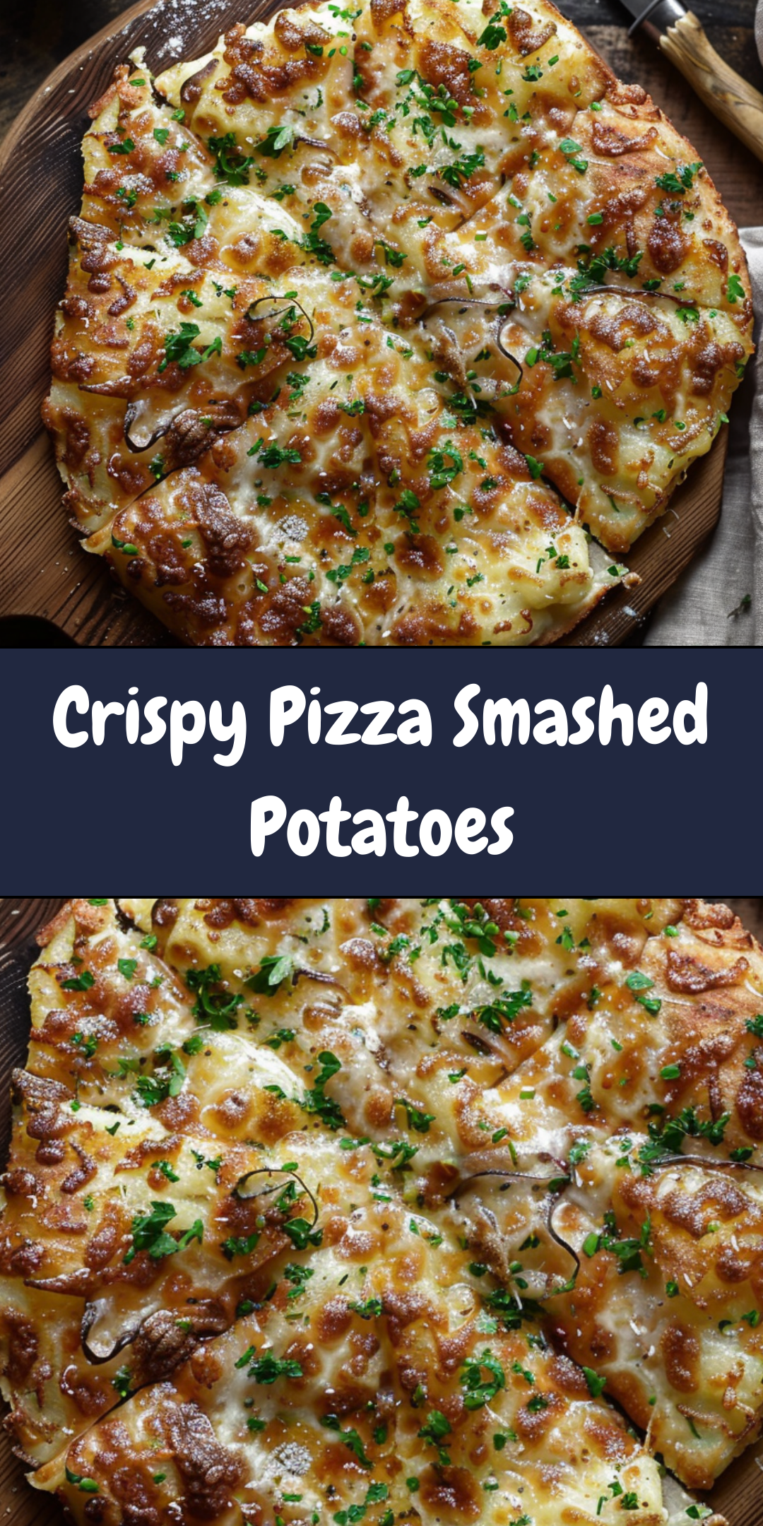 Crispy Pizza Smashed Potatoes | Cheryl's Cooking