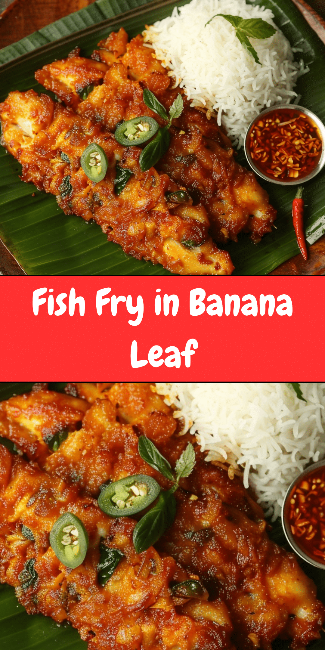 Fish Fry in Banana Leaf | Cheryl's Cooking