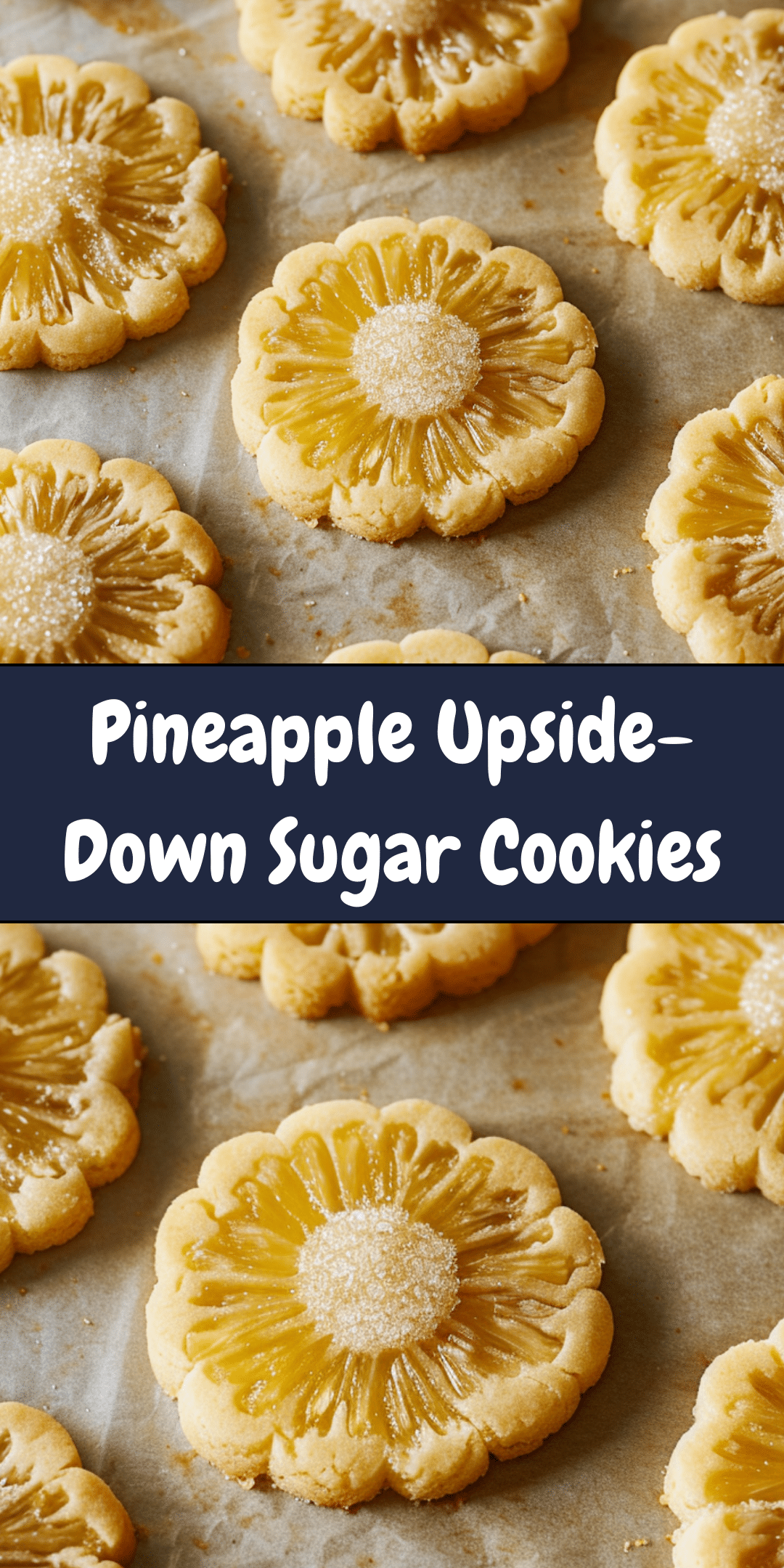 Pineapple Upside-Down Sugar Cookies | Cheryl's Cooking