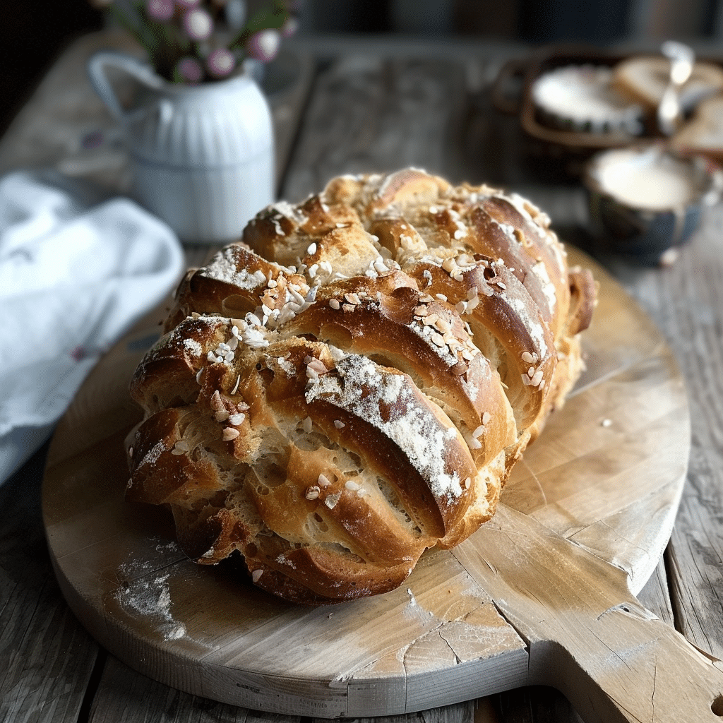 Tsoureki Greek Easter Bread | Cheryl's Cooking