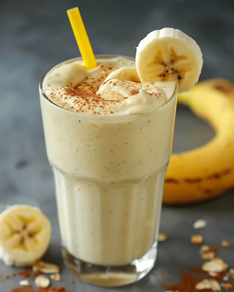 Easy 5 Minute Banana Smoothie | Cheryl's Cooking