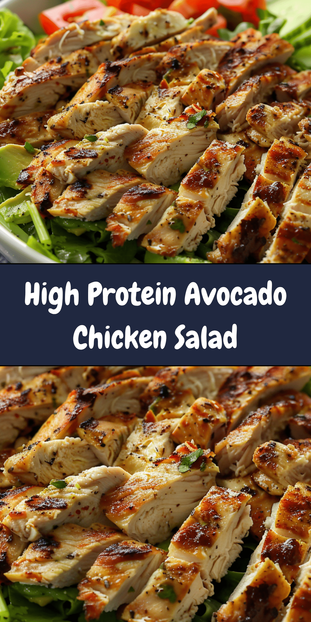High Protein Avocado Chicken Salad | Cheryl's Cooking