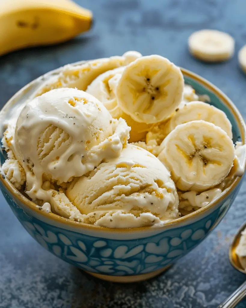 Homemade Banana Ice Cream | Cheryl's Cooking