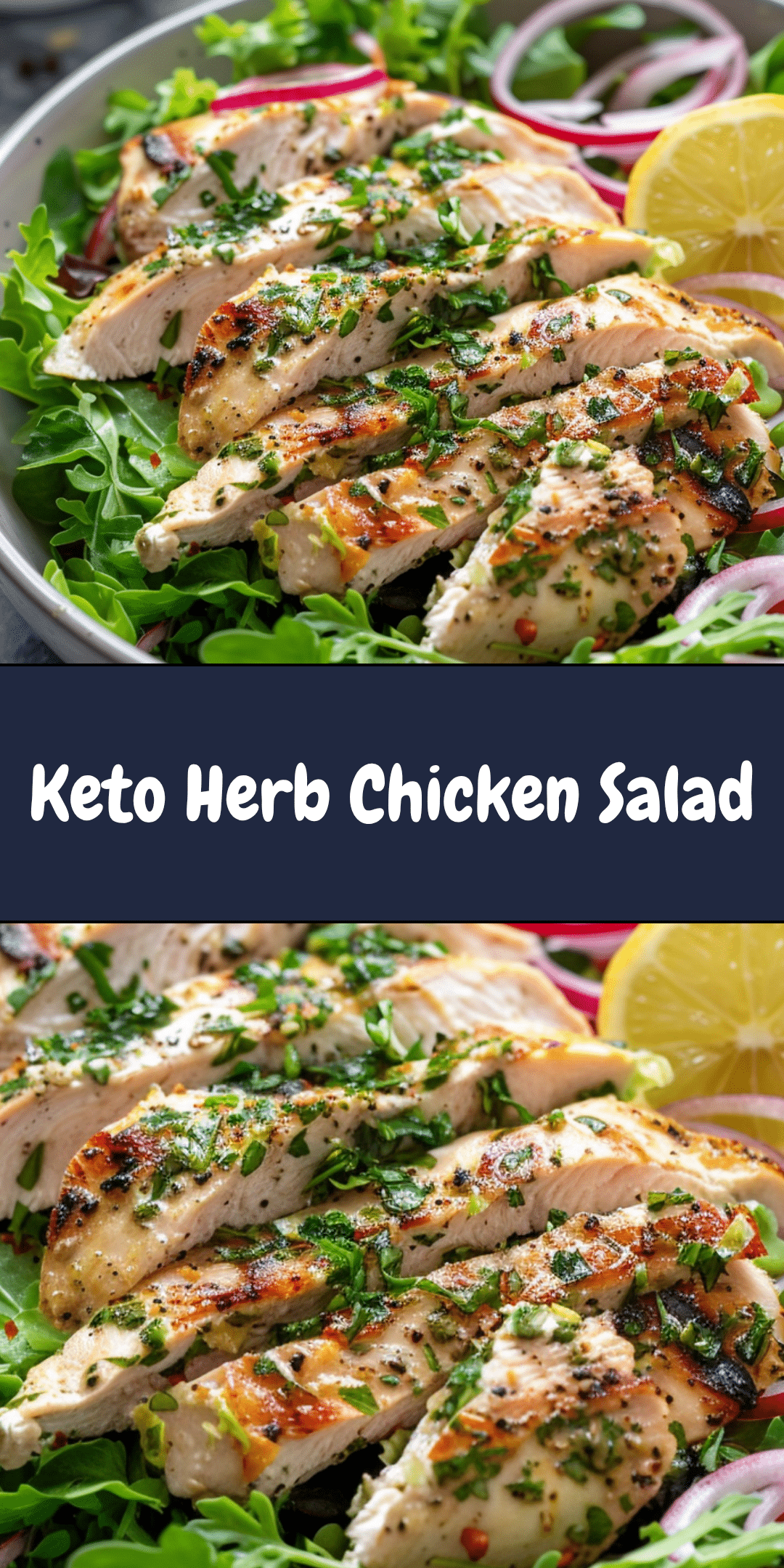 Keto Herb Chicken Salad | Cheryl's Cooking